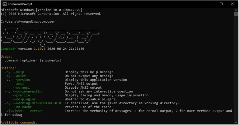 Cara Install Composer di Windows - Ayo Ngoding