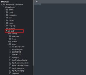 Membuat Laporan Pdf dengan Tcpdf di CodeIgniter - Ayo Ngoding