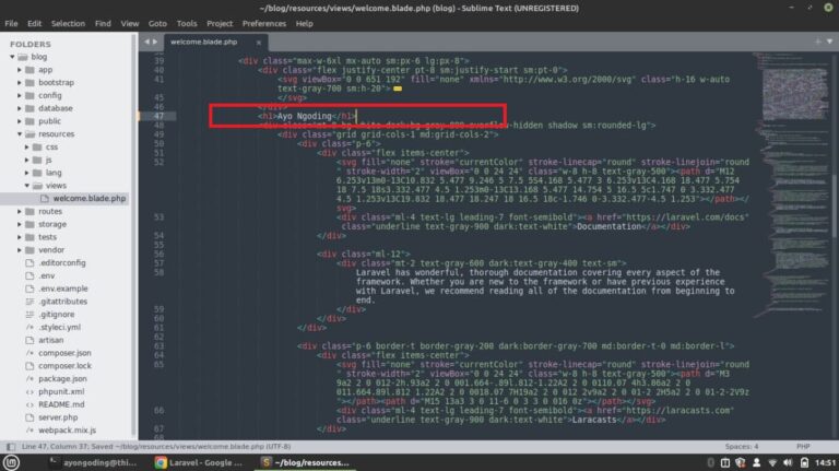 Membuat Route dan View pada Laravel - Ayo Ngoding