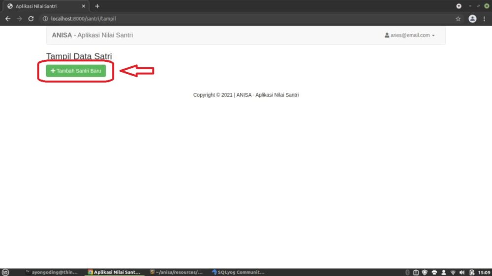 Insert atau Add Data pada Laravel - Ayo Ngoding