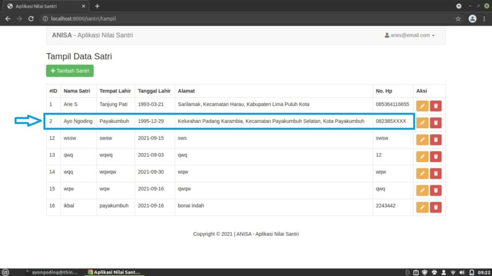Update atau Edit Data pada Laravel - Ayo Ngoding