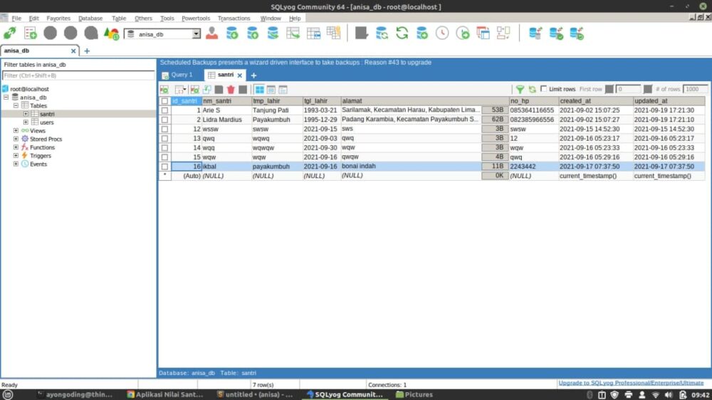Insert atau Add Data pada Laravel - Ayo Ngoding