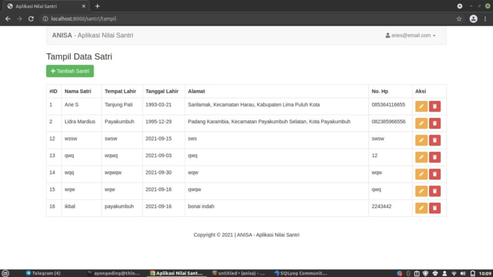 Menampilkan Data pada Laravel - Ayo Ngoding